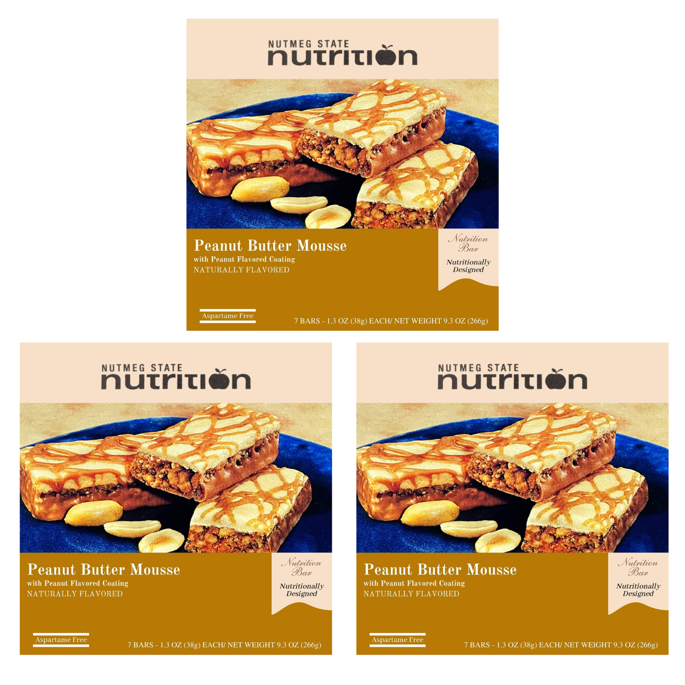 DPTG Peanut Butter Mousse Bars | Mousse Protein Bars | 10g Protein