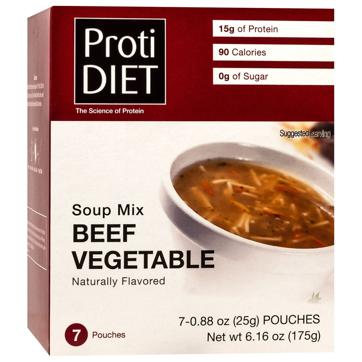 Proti Diet Beef Vegetable Soup, ProtiDiet Beef Vegetable High Protein ...