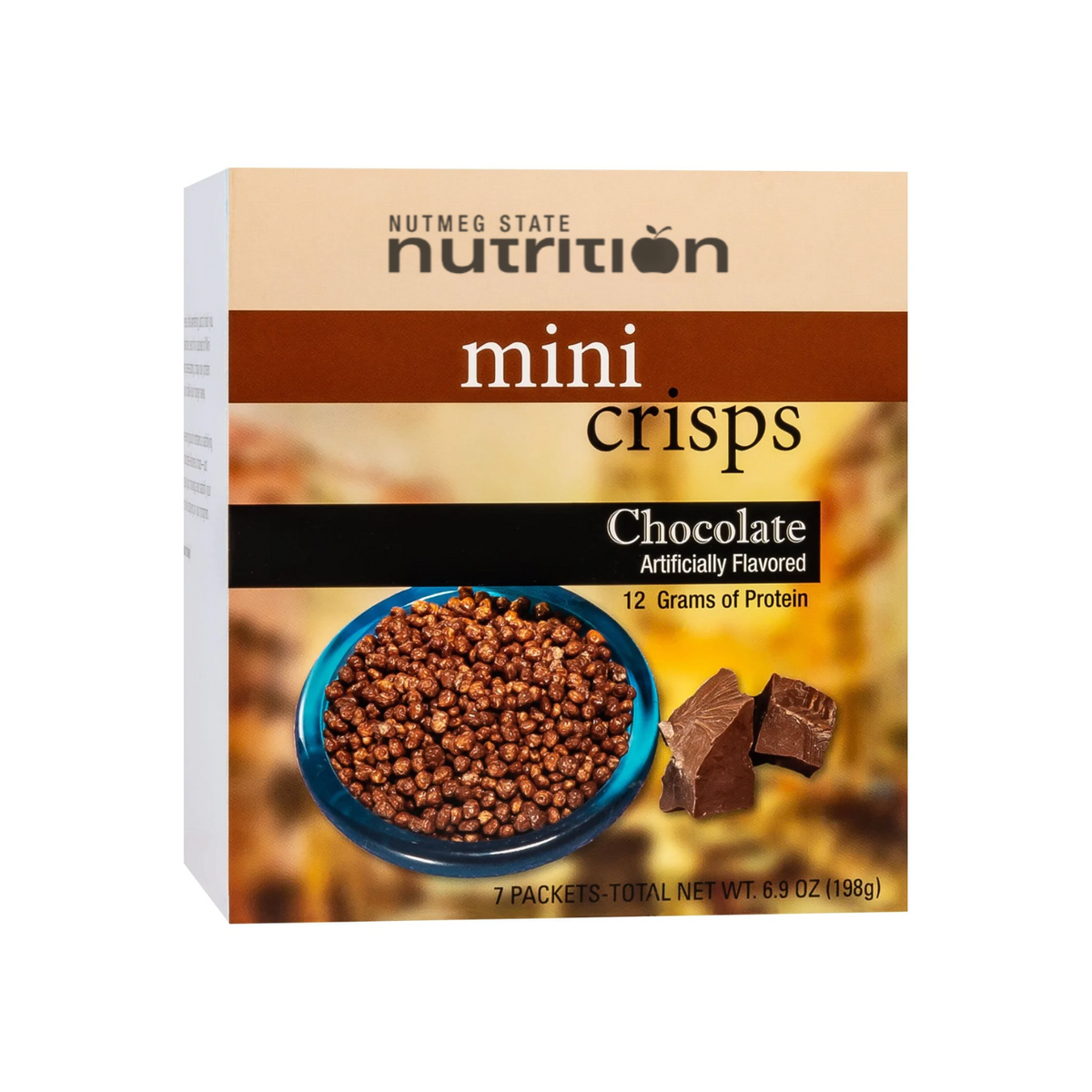 DPTG Chocolate Mini Crisps | Soy Crisps | Diet Protein Snacks To-go