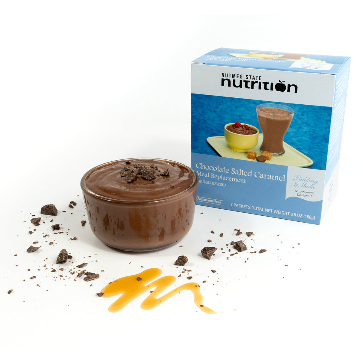 Chocolate Salted Caramel Pudding/Shake | Protein Diet Shakes